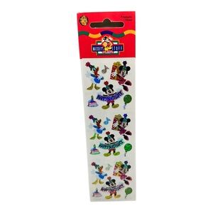 Disney | Other | Vintage Sandylion Prismatic Stickers Disney Mickeys ...